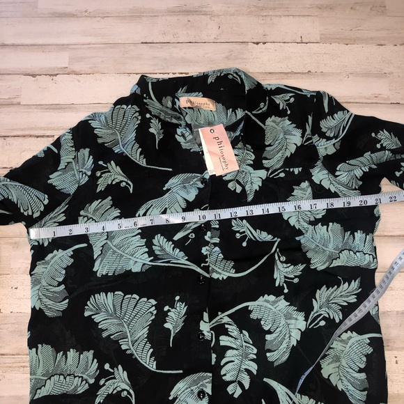 Philosophy | Tops | Philosophy Leaf Floral Button Down | Poshmark